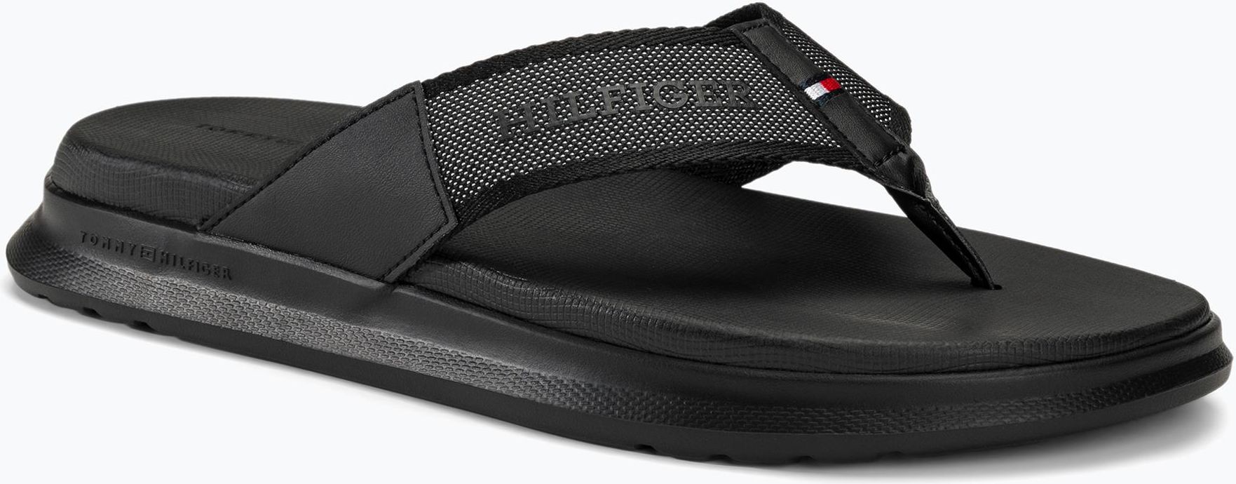 Japonki męskie Tommy Hilfiger Comfort Toe Post Beach Sandal black ...