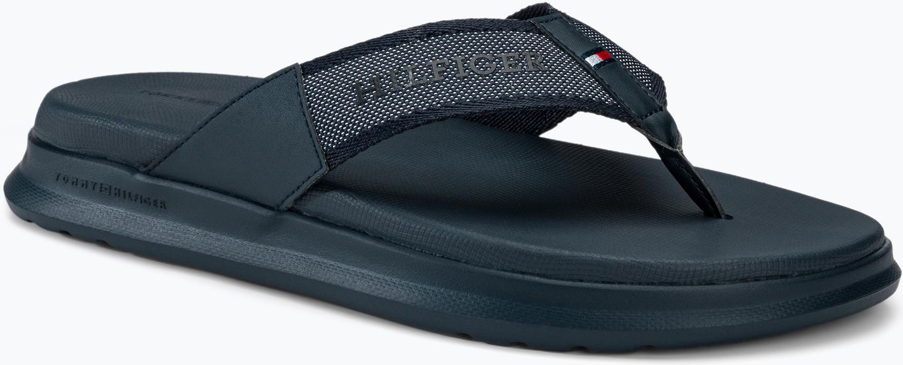 Japonki męskie Tommy Hilfiger Comfort Toe Post Beach Sandal desert sky ...