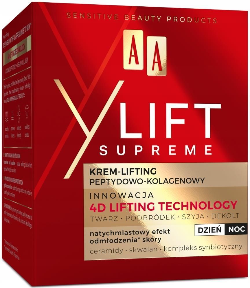 Krem Oceanic Aa Y Lift Supreme-Lifting Peptydowo-Kolagenowy 50ml ...