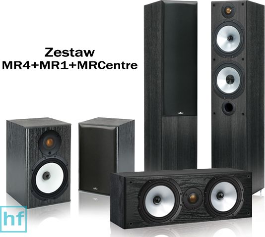 Monitor Audio MR4 + MR1 + MRCentre - Opinie i ceny na Ceneo.pl
