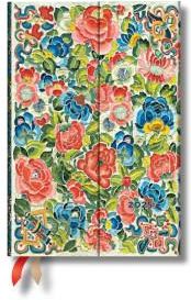 Paperblanks 2025 Pear Garden Peking Opera Embroidery 12-Month Mini Day ...