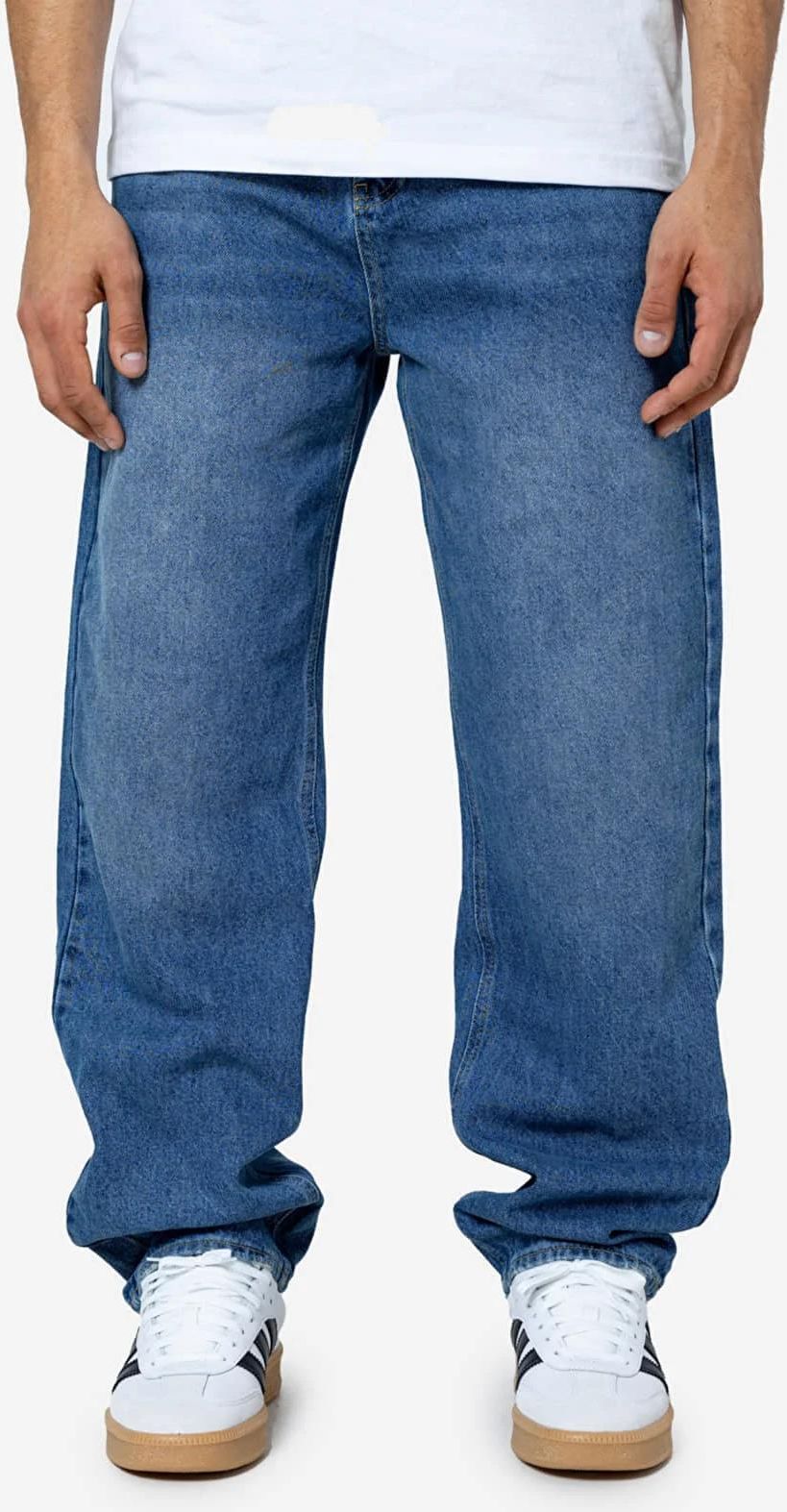 Don Lemme Baggy Fit Jeans Loose Washed Blue - Ceny i opinie - Ceneo.pl