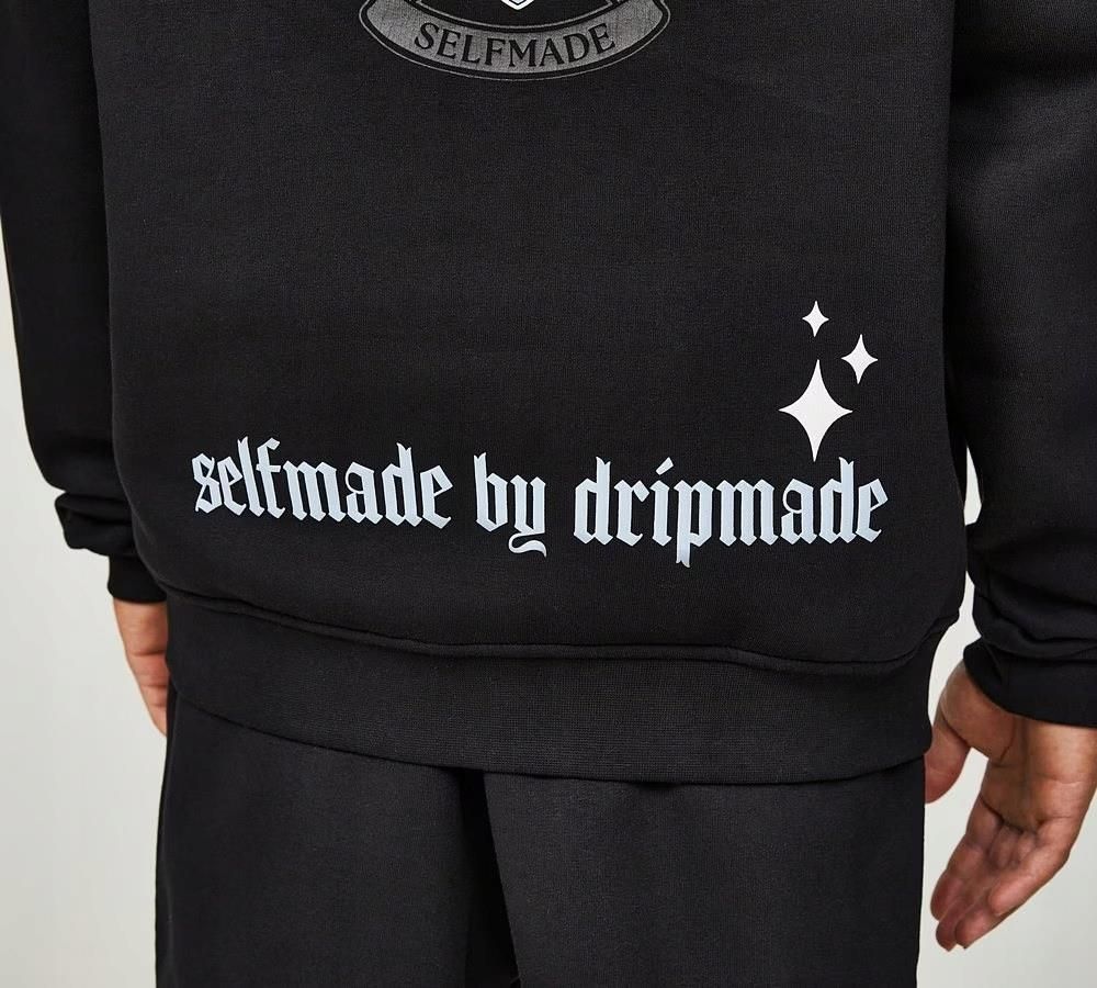 Dripmade vyk kapturem czarna z print Victory bluza L Xtr - Ceny i ...