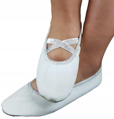 Baletki baleriny białe do tańca rytmiki R.27 - Ceny i opinie - Ceneo.pl