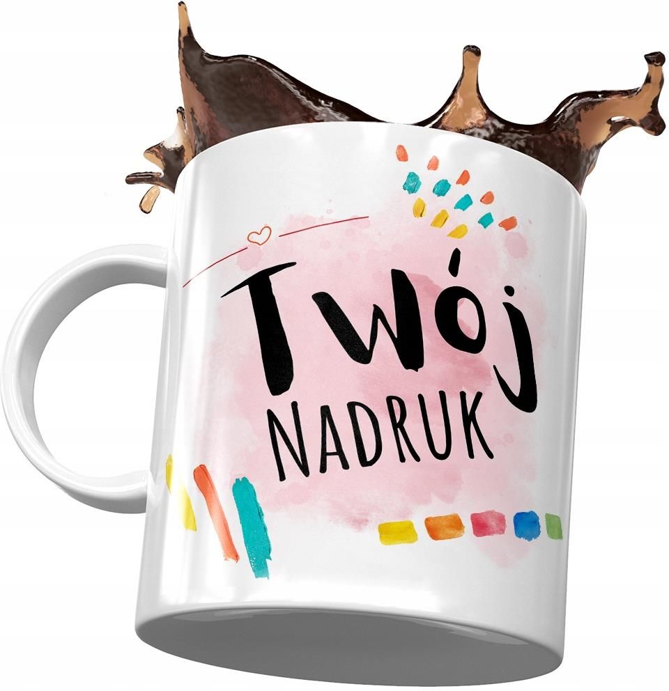 Polidraw Kubek Czarny Śmieszny Zabawny Mocny Full Z Nadrukiem Ze ...