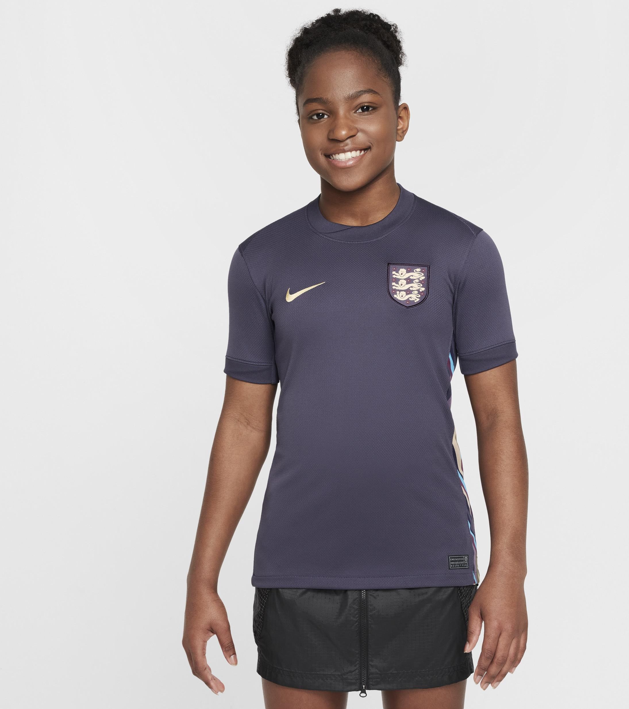Koszulka Piłkarska Dla Dużych Dzieci Nike Dri Fit Anglia Drużyna Kobiet