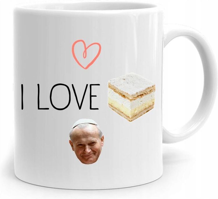 Polidraw Kubek Śmieszny Papież Papaj Jan Paweł Ii Z Nadrukiem Ze Zdjęciem - Opinie i atrakcyjne ...