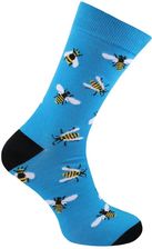 Oryginalne Skarpetki Bawełniane - Alties - Pszczoły na Niebieskim Tle ...