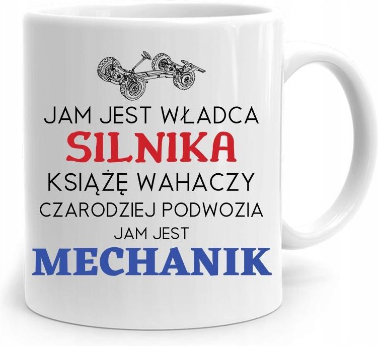 Polidraw Kubek Dla Mechanika Jam Jest Władca Z Nadrukiem Ze Zdjęciem ...