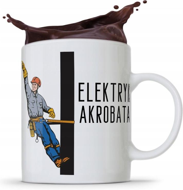 Polidraw Kubek Dla Elektryka Elektryk Akrobata Z Nadrukiem Ze Zdjęciem - Opinie i atrakcyjne ...