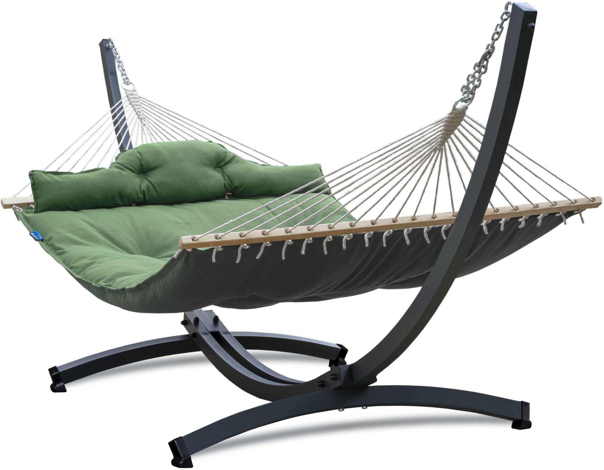 Hamak Potenza Hamak Na Stalowym Stelażu Atlanta 210×140cm Zielony ...