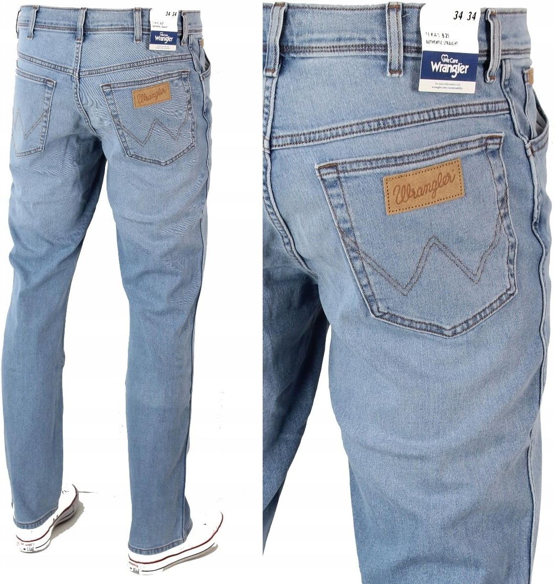 Wrangler Texas Straight Regular Jeans Proste W40 L34 - Ceny i opinie - Ceneo.pl