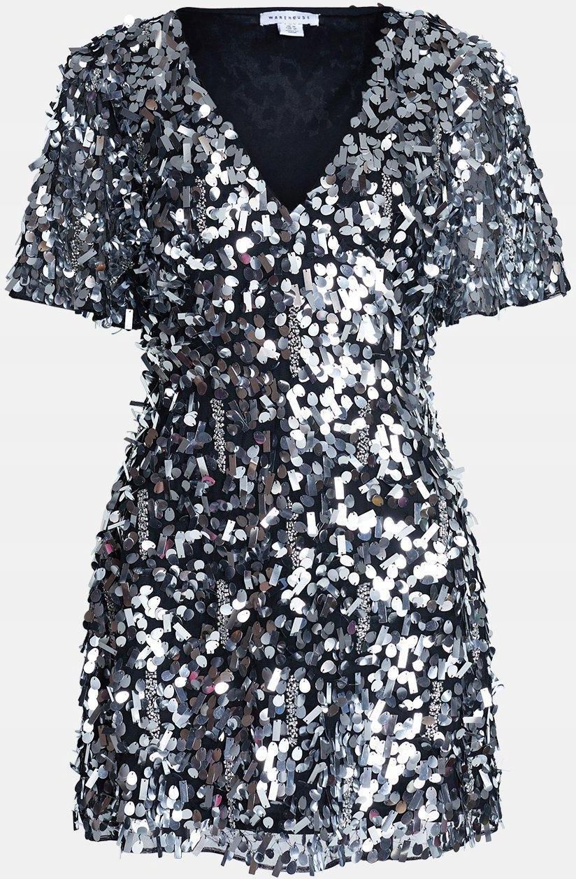 Warehouse gze Sukienka Cekiny Mini XXL NI1 - Ceny i opinie - Ceneo.pl