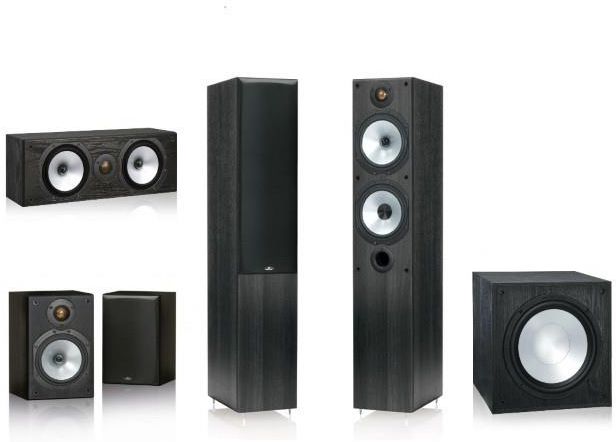 Monitor Audio MR4 + MR1 + MR Center + MRW-10 czarny - Opinie i ceny na ...