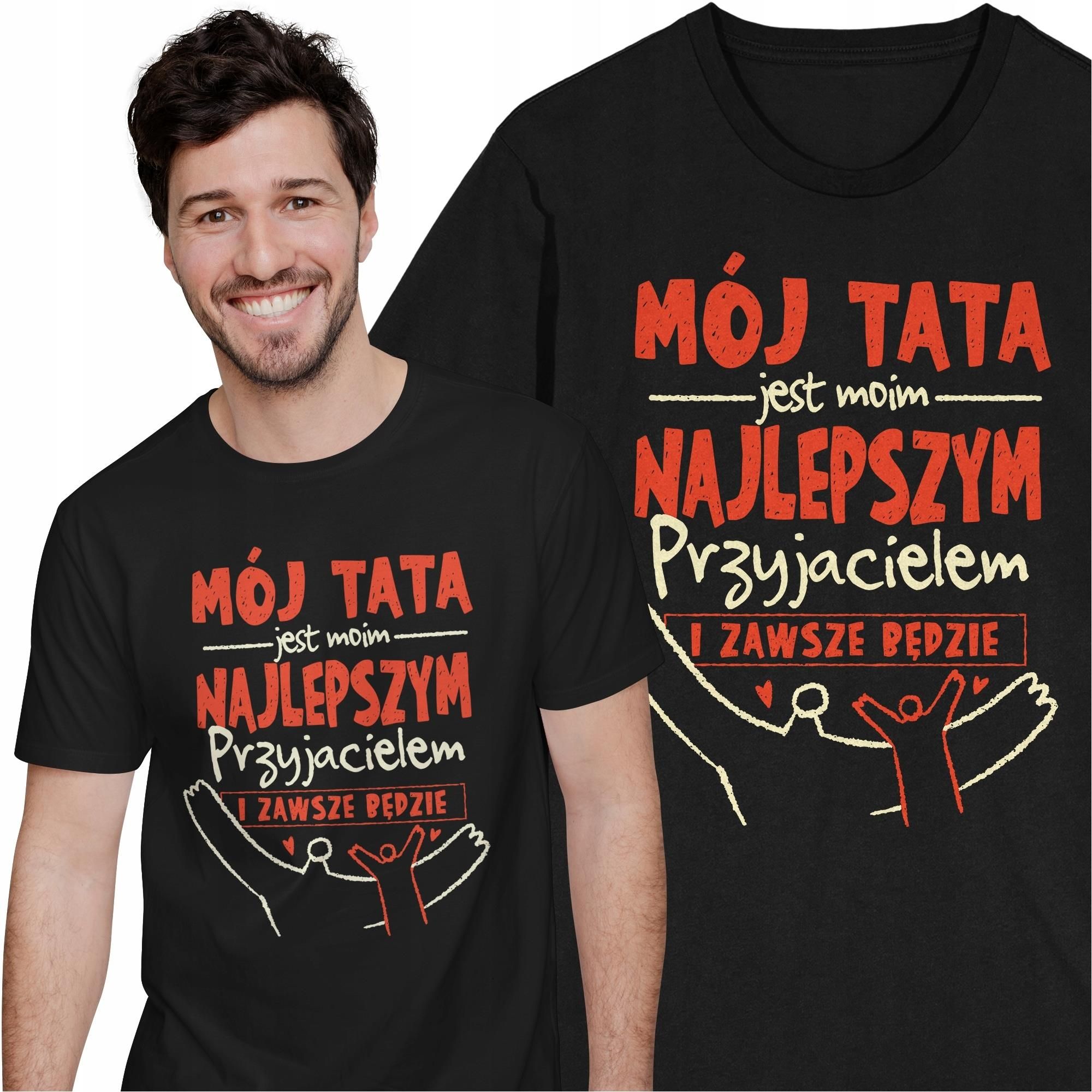 Koszulka dla Taty na Dzień Ojca Mój Tata Jest Moim Najlepszym ...