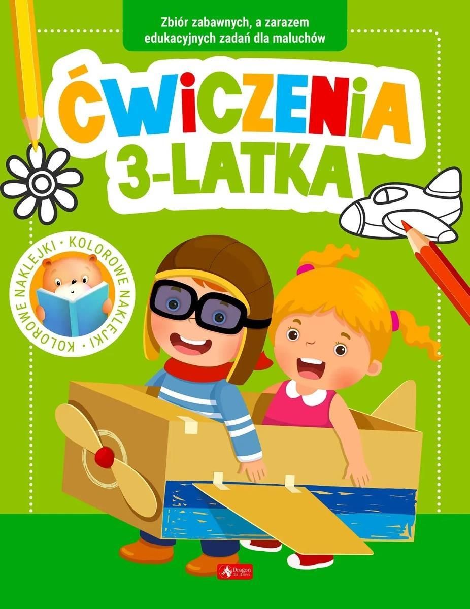 Ćwiczenia 3-latka z naklejkami - Ceny i opinie - Ceneo.pl