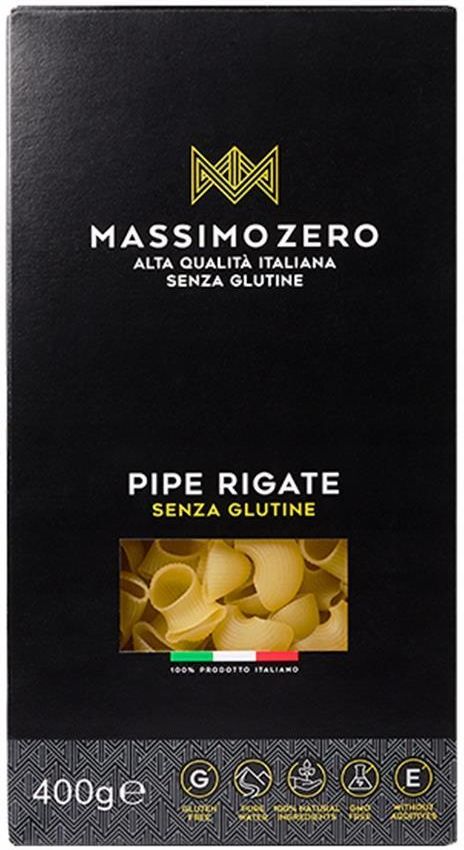 Massimo Zero Makaron Pipe Rigate Bezglutenowy 400g - Ceny i opinie ...