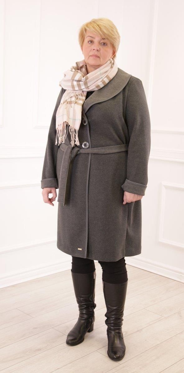 Płaszcz Kurtka FPL1026 SZARY CIEMNY - Ceny i opinie - Ceneo.pl