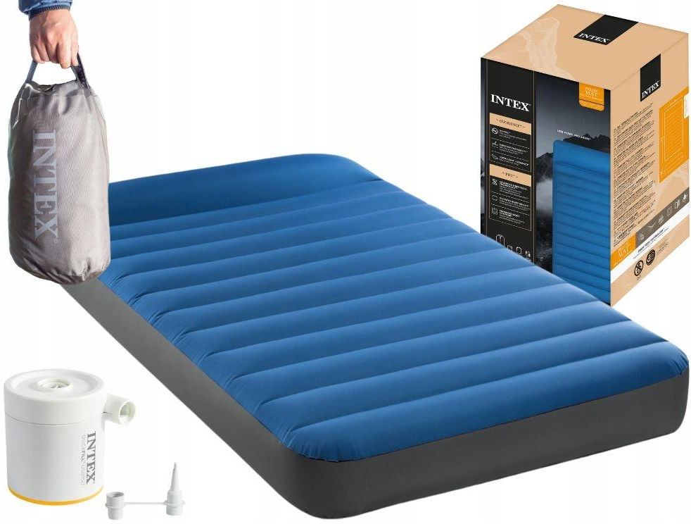 Intex Materac Dmuchany Turystyczny Kempingowy Pod Namiot 64011 Model ...