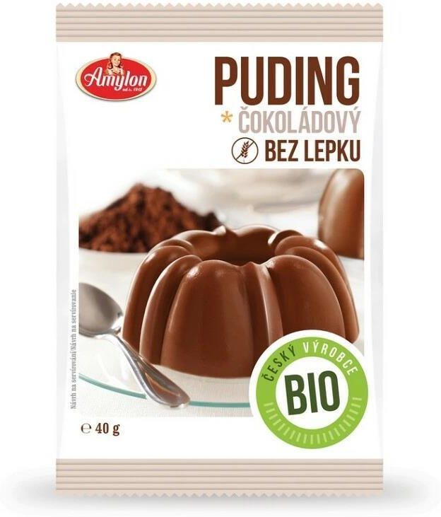 Amylon Bezglutenowy Budyń Czekoladowy Bio 40g - Ceny i opinie - Ceneo.pl