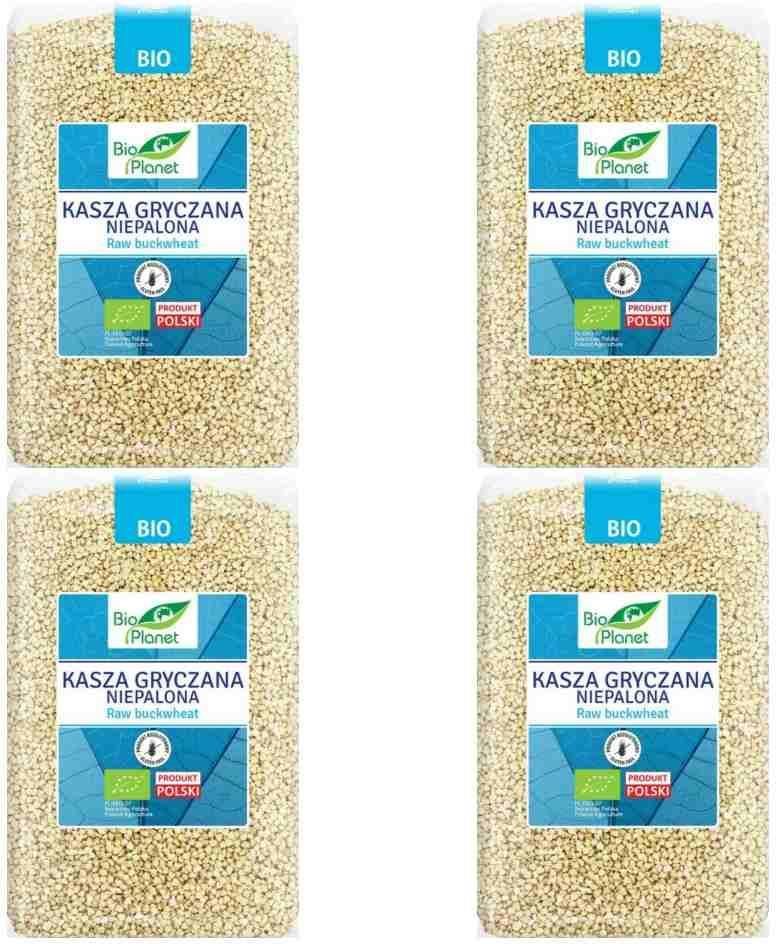Bio Planet S.A. 4 X Kasza Gryczana Niepalona Bezglutenowa 2kg - Ceny i ...