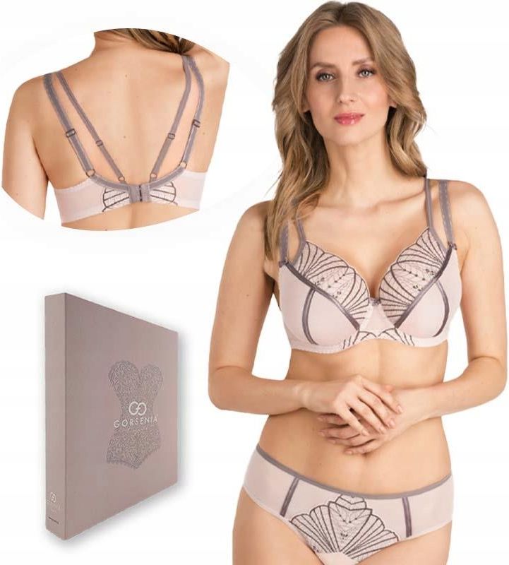 Biustonosz miękki Gorsenia K837 Caffe Latte beżowy 85H - Ceny i opinie - Ceneo.pl