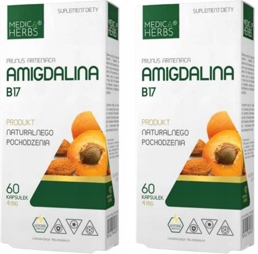 Medica Herbs Amigdalina B17 120kaps. - Opinie i ceny na Ceneo.pl