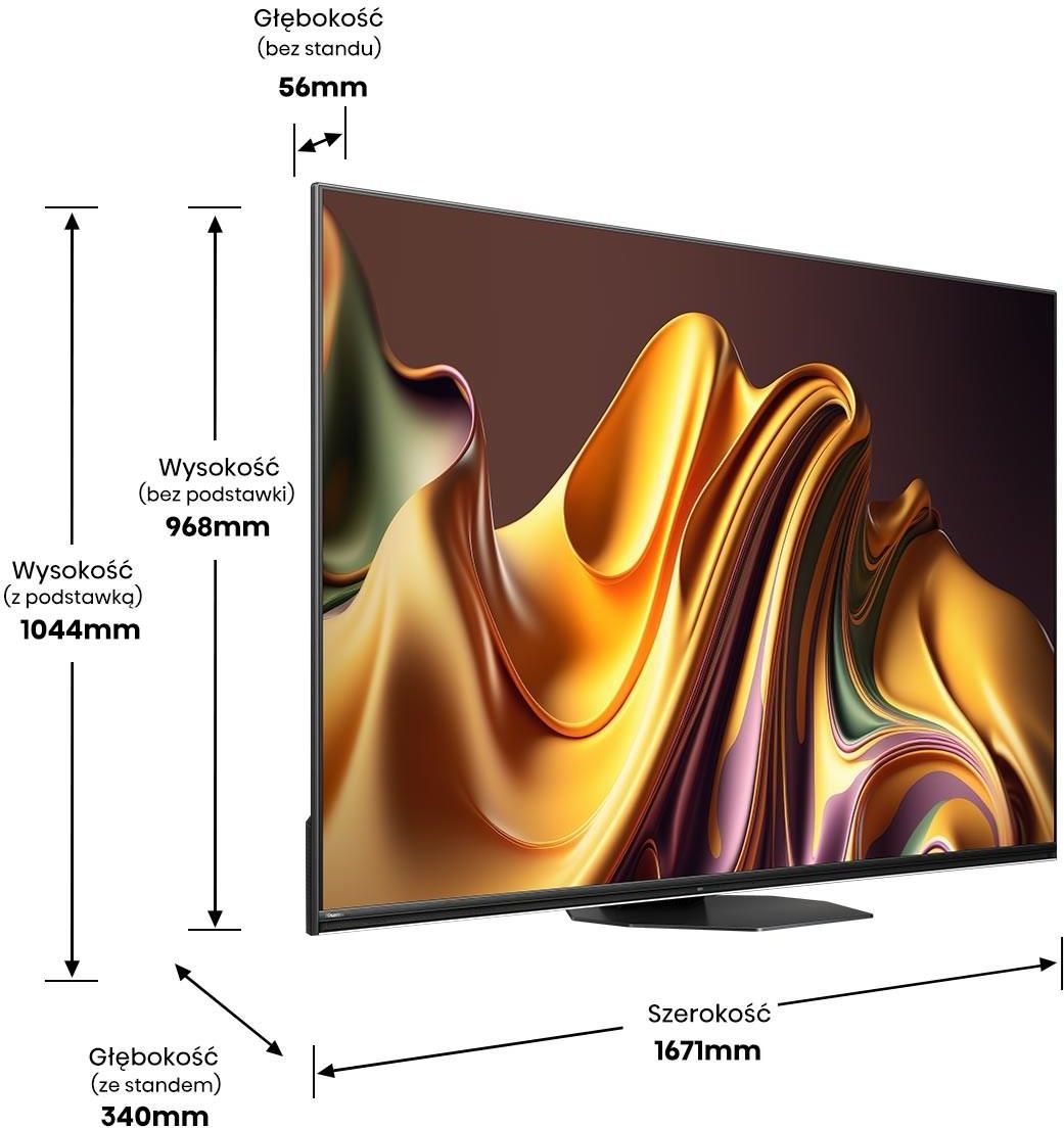 Telewizor Mini LED Hisense 75U8NQ 75 cali 4K UHD 75 cali - Opinie i ...