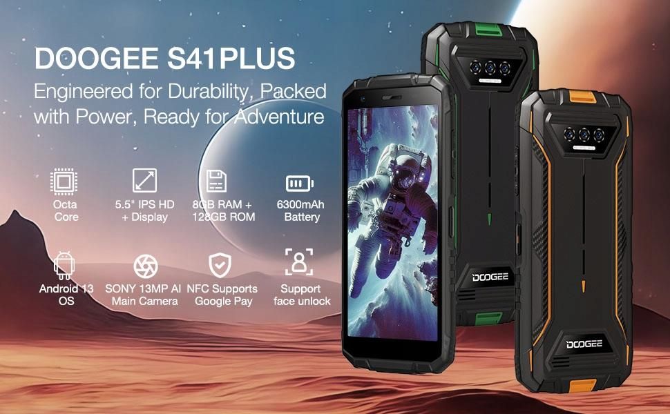 DooGee S41 Plus 8/128GB Czarny - Cena, opinie na Ceneo.pl