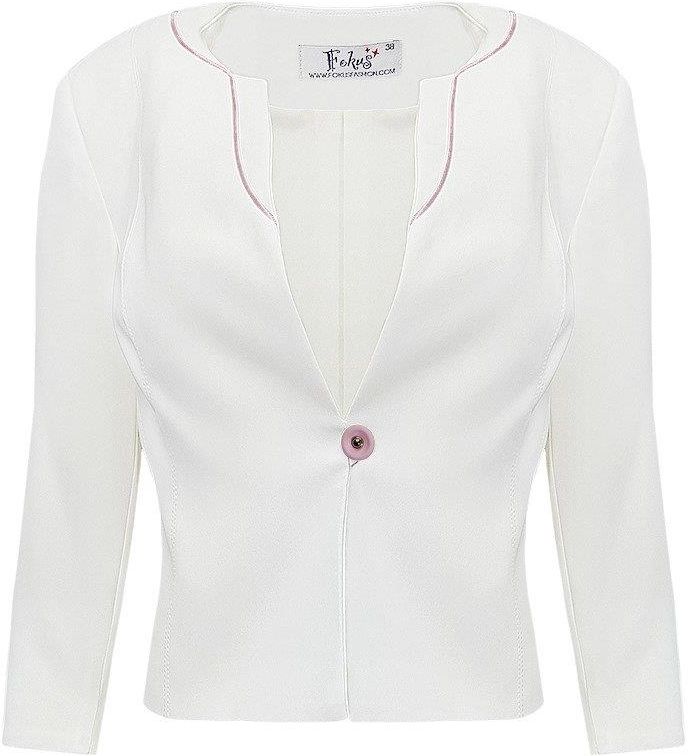 Żakiet FZA910 EKRI + RÓŻOWY JASNY - Ceny i opinie - Ceneo.pl