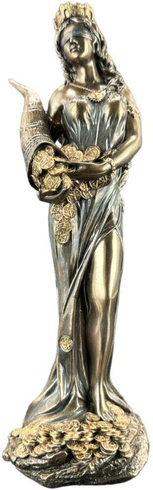 Figurka Rzeźba Statuetka Rzymska Bogini Fortuna Z Rogiem Obfitości ...