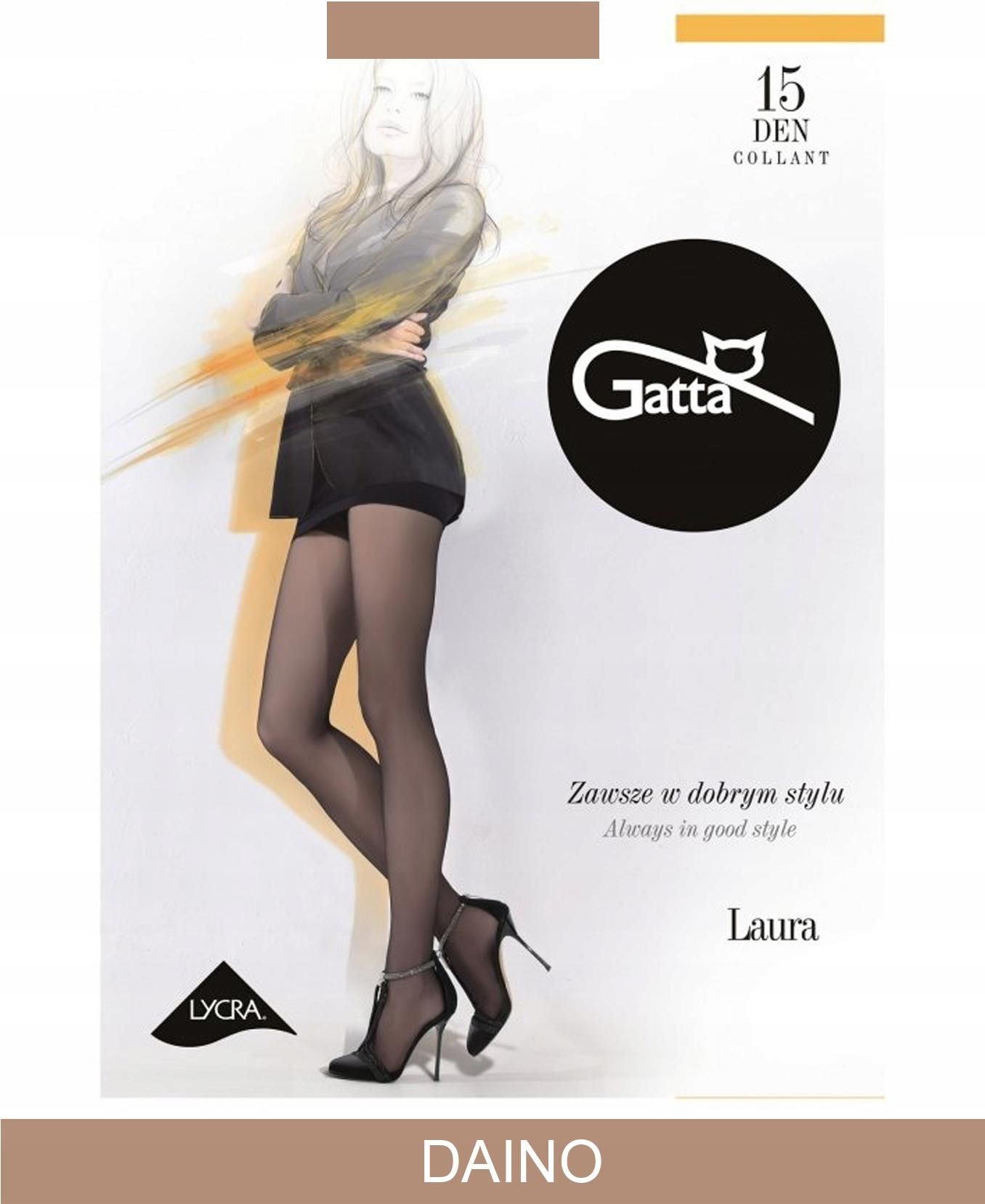 GATTA LAURA 15 Rajstopy damskie wz.00/6-XXL/Daino - Ceny i opinie ...