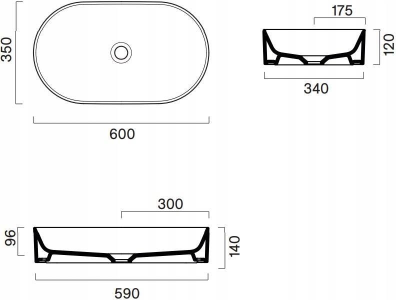 Umywalka Catalano Zero 60x35 0122600001 - Opinie i ceny na Ceneo.pl