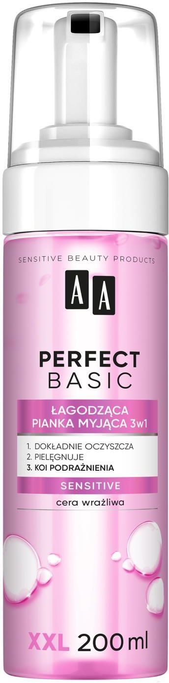 Aa Perfect Basic Sensitive Micelarna Pianka Do Mycia Twarzy 200ml ...