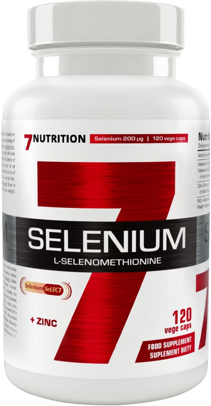 7Nutrition Selenium L-Selenometionina 120Kaps. - Opinie i ceny na Ceneo.pl