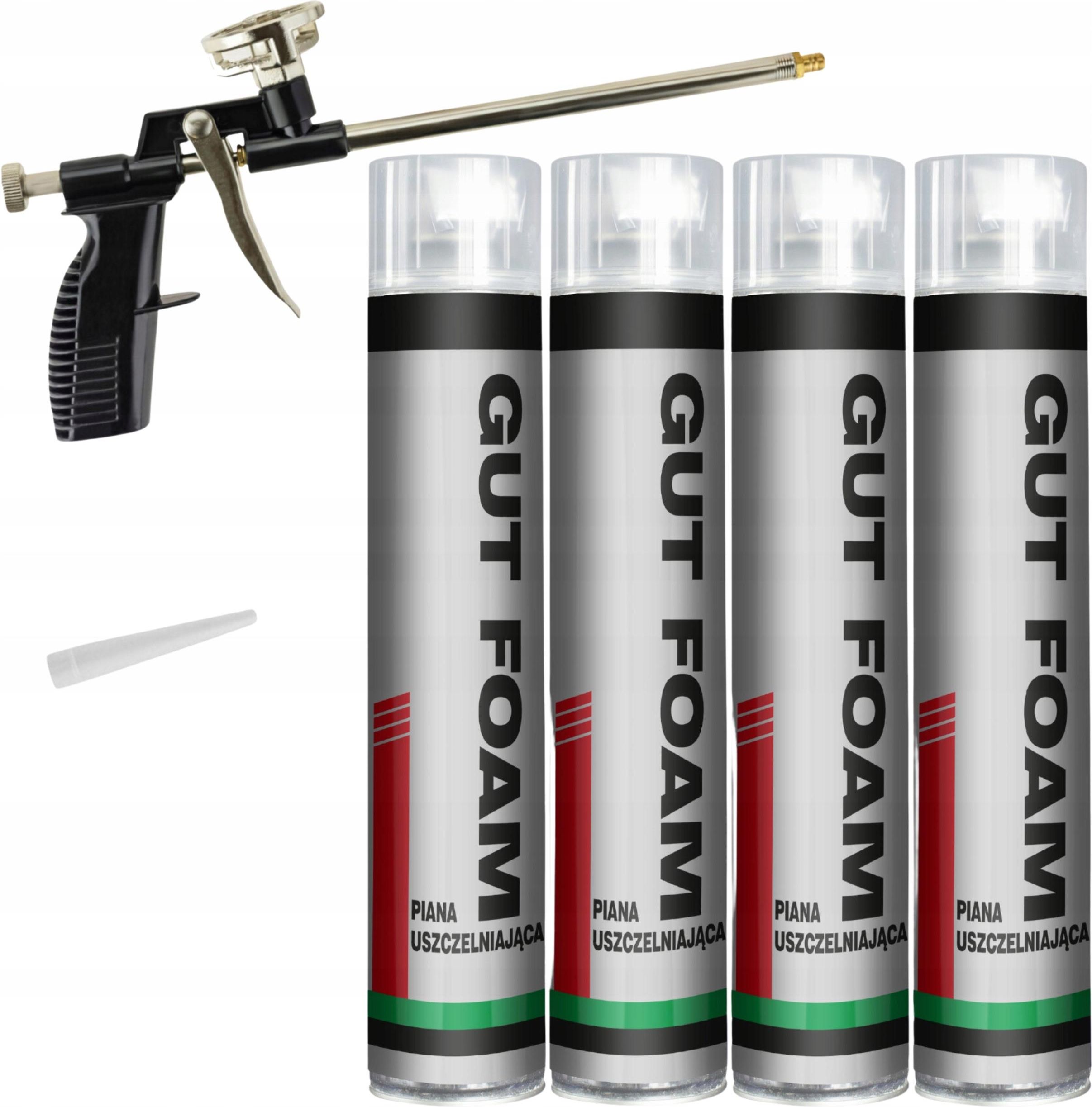 Gut Foam Pianka Poliuretanowa Niskoprężna Piana Pistoletowa 750 Ml+Pistolet - Opinie i ceny na ...