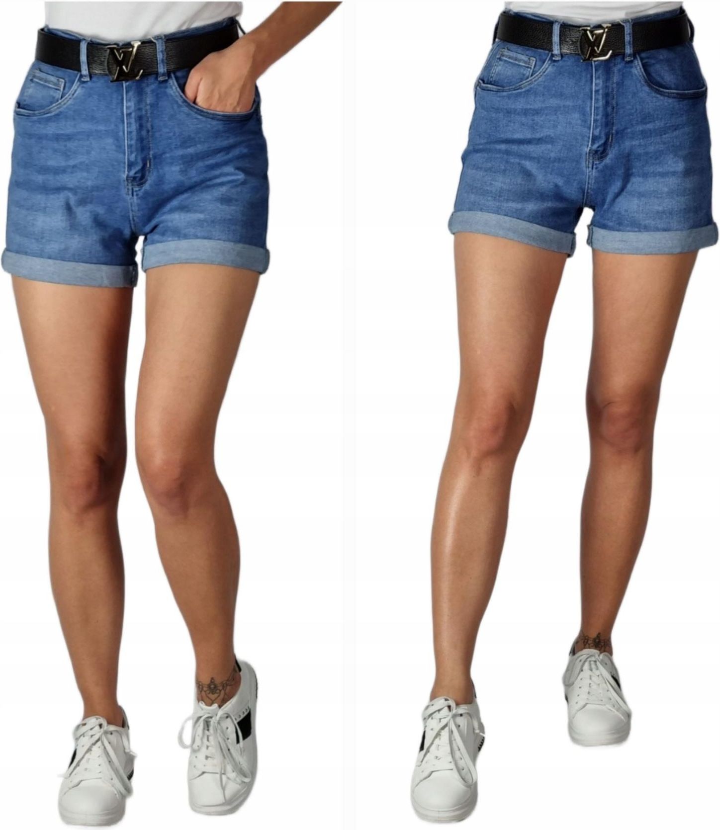 Spodenki Jeansowe Klasyczne Plus Size Rozmiar 46/3XL - Ceny i opinie ...