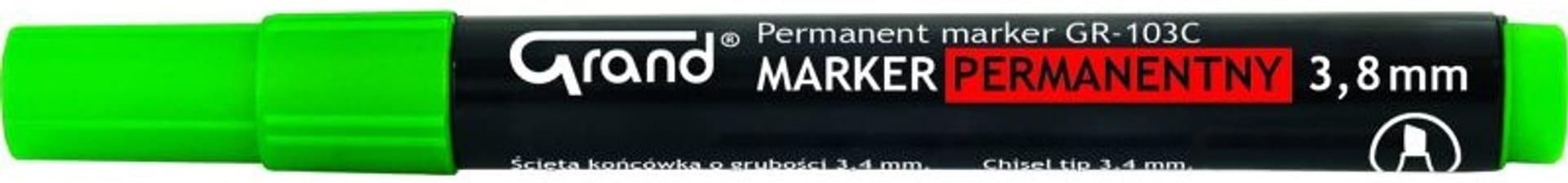 Grand Marker Permanentny Gr-103C, Zielony - Ceny i opinie - Ceneo.pl