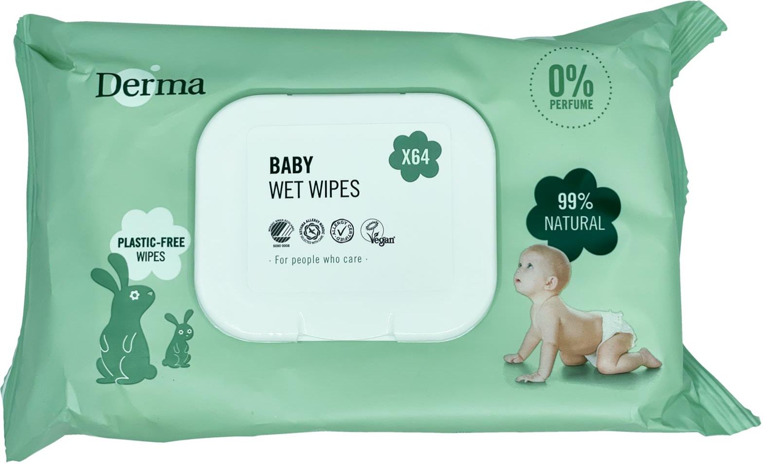 Derma Baby Chusteczki Nawilżające 64Szt. - Ceny i opinie - Ceneo.pl