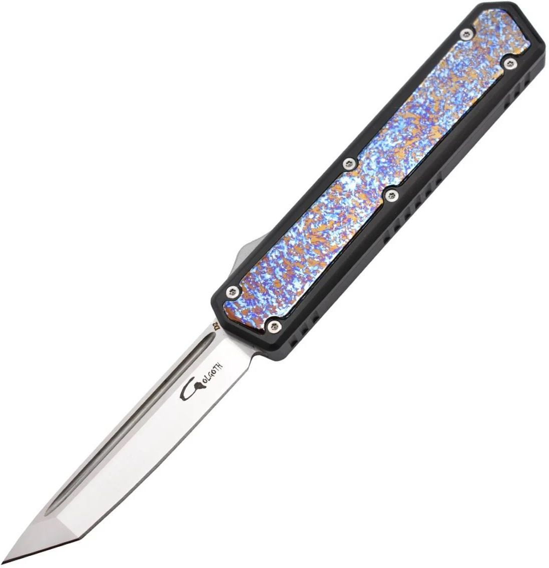 Golgoth G6T Titane Automatique Otf Lame Acier D2 Manche Insert En ...