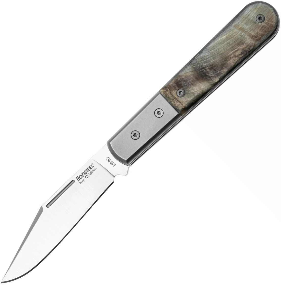 Lionsteel Clip M390 Blade Ram Handle Ti Bolster & Liners Ck0112 Rm ...