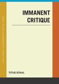 Immanent Critique - Literatura obcojęzyczna - Ceny i opinie - Ceneo.pl