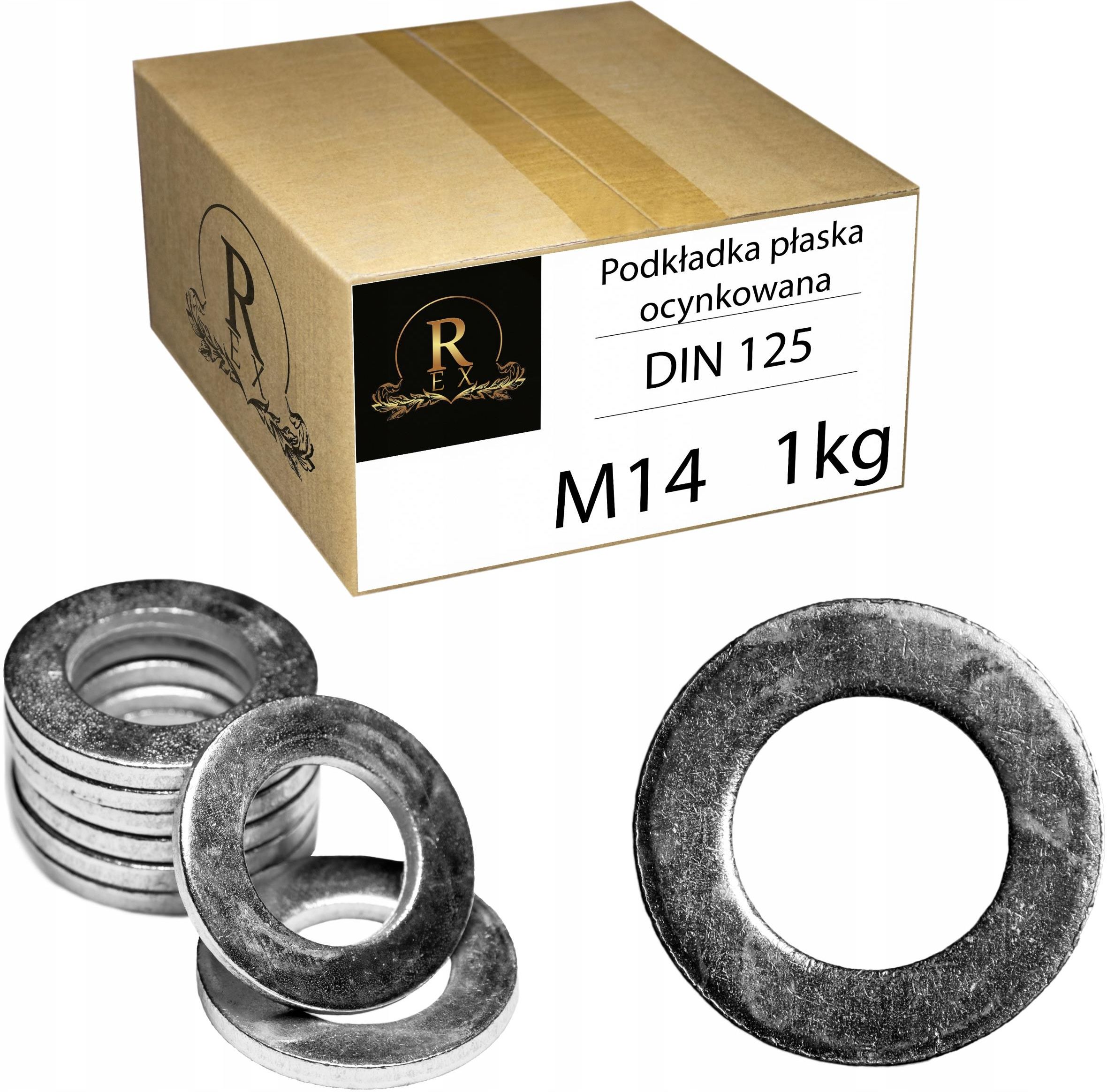 Rex Podkładka M14 Okrągła Din 125 Ocynk. Zwykła - Opinie i ceny na Ceneo.pl