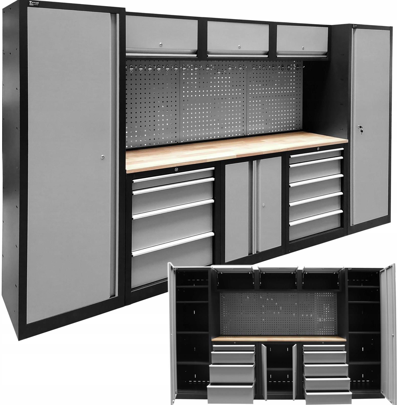 Fixem Zestaw Mebli Warsztatowych Regał Stół Szafa Szafki Narzędziowe (FX30601) - Opinie i ceny ...