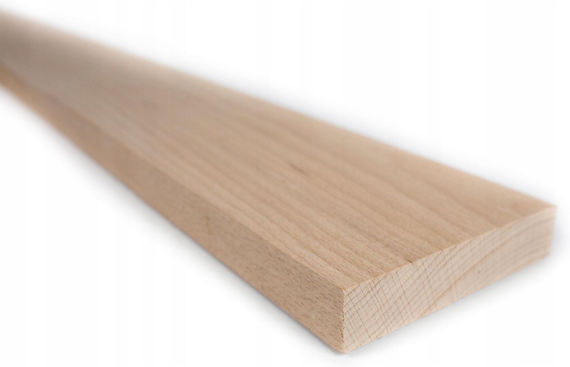 Materiały konstrukcyjne Deska Buk 65x10x2cm Strugana Heblowana Sucha ...