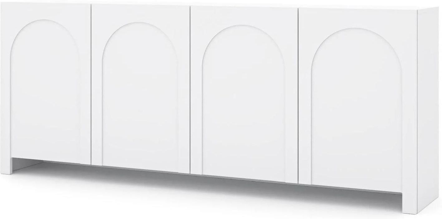 Wipmeb Komoda Arco 4D Biały - Opinie i atrakcyjne ceny na Ceneo.pl
