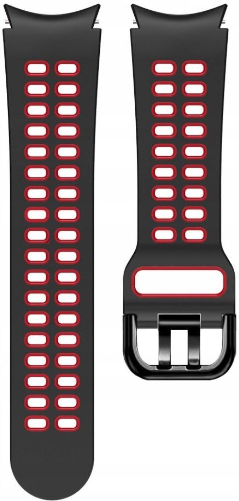 Tech Band Czarno Czerwony Pasek Do Samsung Galaxy Watch 6 Classic 47Mm ...
