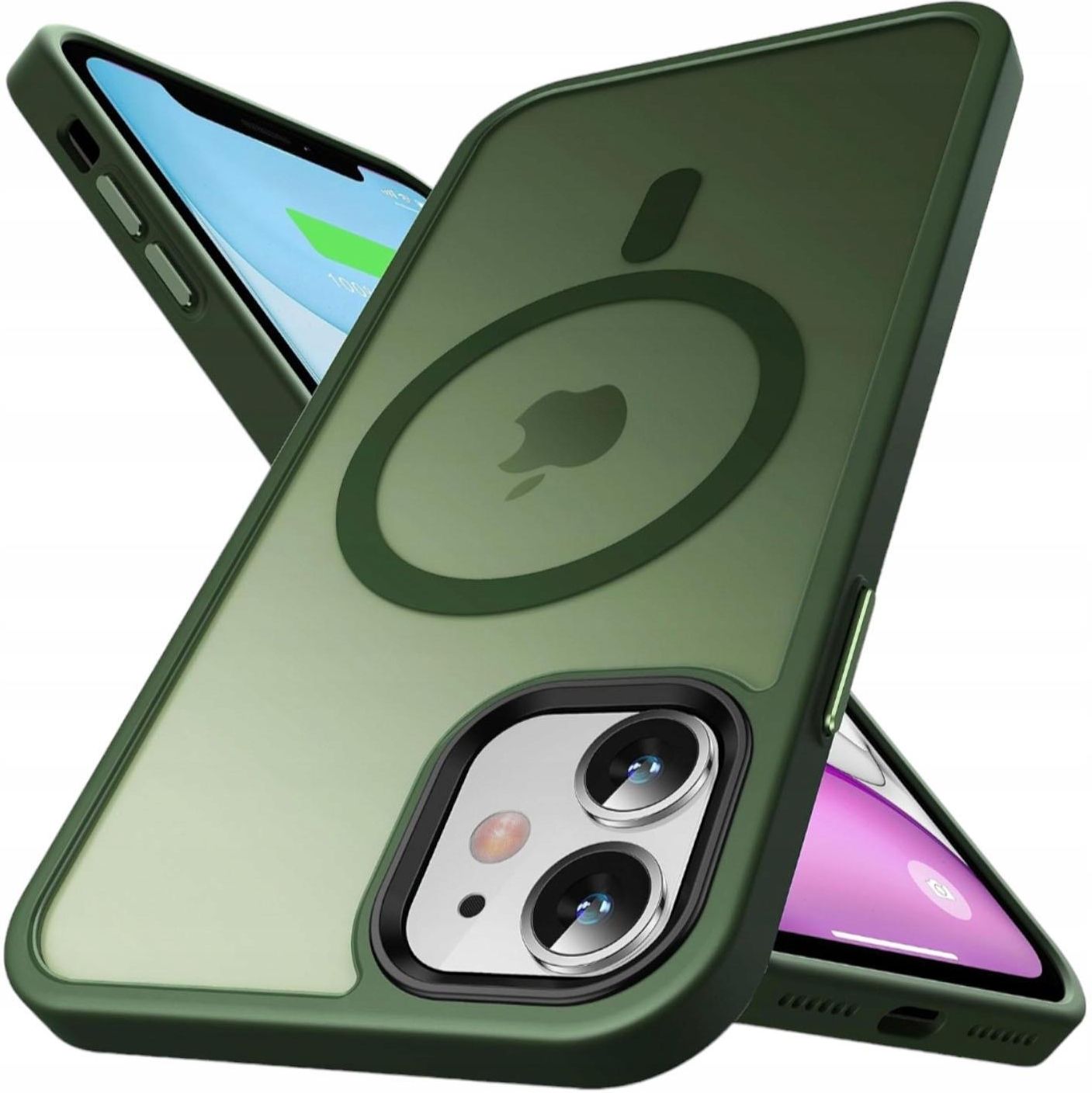 Case Etui Iphone 12 Magsafe Ciemno Zielony - Etui na telefon, ceny i ...
