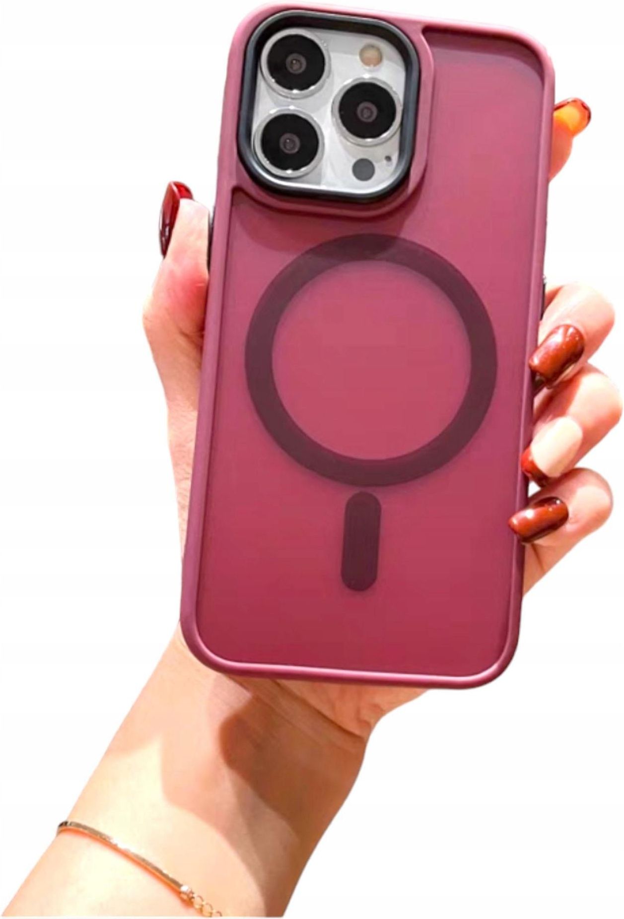 Case Etui Iphone 12 Pro Magsafe Bordowy - Etui na telefon, ceny i opinie - Ceneo.pl