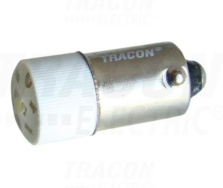 Tracon Electric Żarówka Sygnalizacyjna Ba9S Led 24V Ac/Dc Biała ...